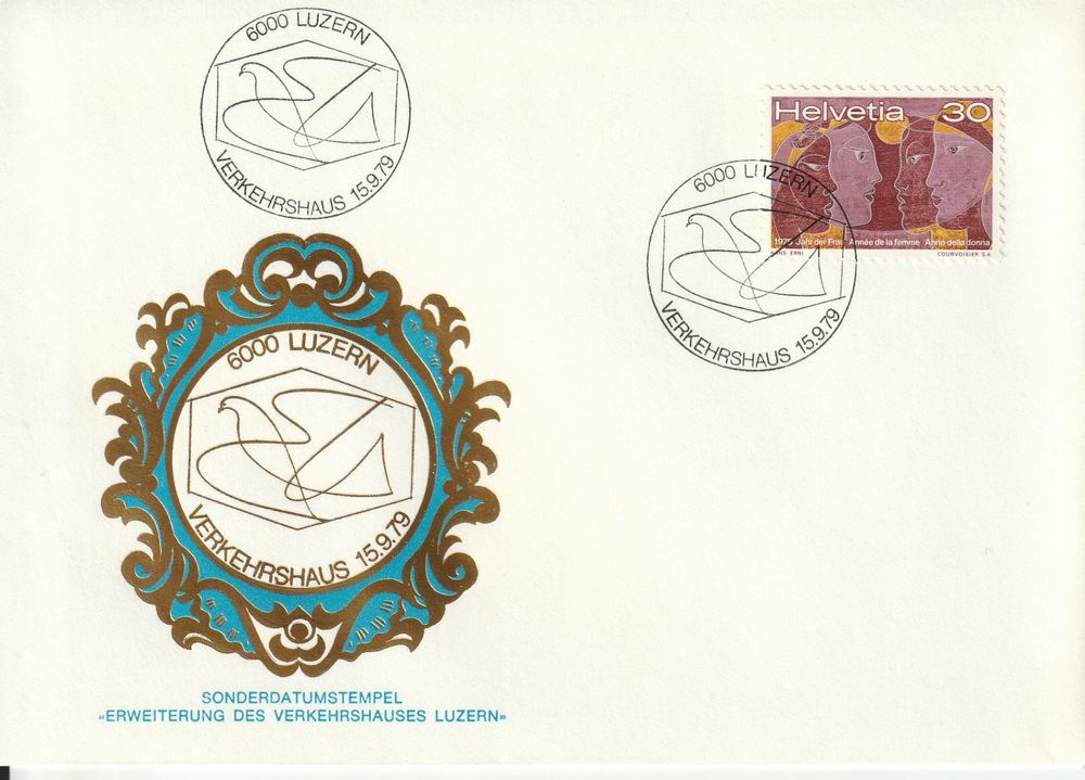Brief Sonderdatumstempel «Erweiterung dfes Verkehrshauses» (Gebraucht ...