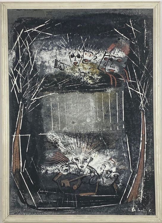 Sehr interessante Gemälde unleserlich signiert (Gebraucht) in Root für CHF 15 – mit Lieferung ...