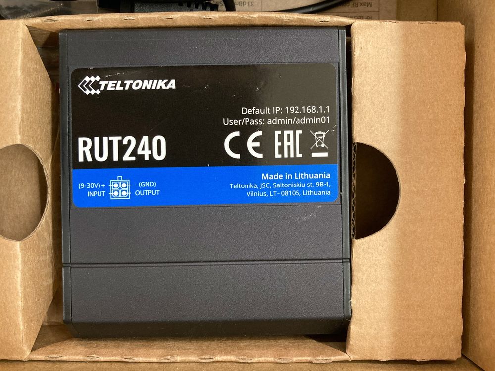 RUT240 - 4G/LTE Wi-Fi Router - Teltonika Networks (Gebraucht) in Widnau ...