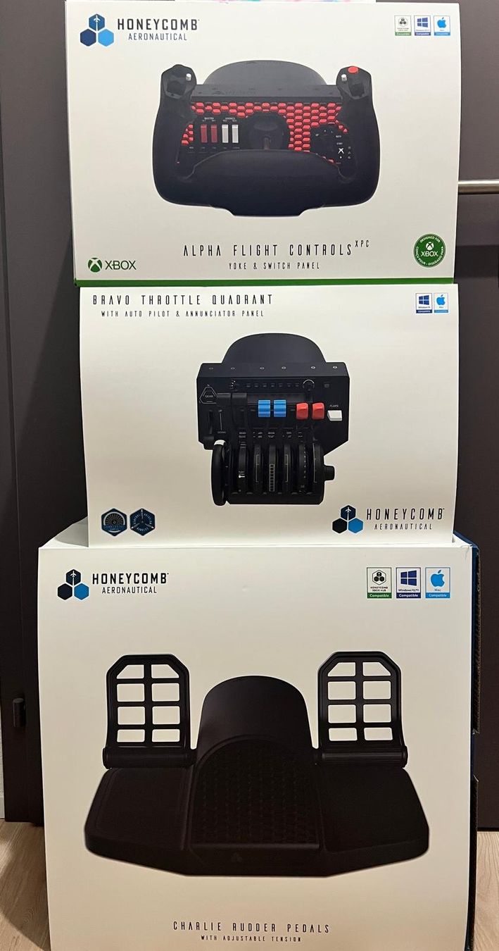 Flugsimulator, Alpha Flight Controls XPC von Honeycomb Aero. (Neu ...