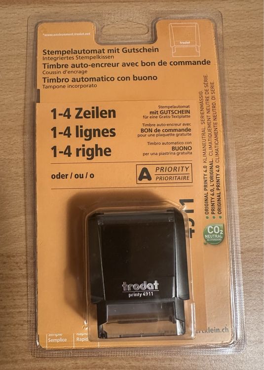 Stempelautomat mit Gutschein (Neu und originalverpackt) in Mels für CHF 10 – mit Lieferung auf ...