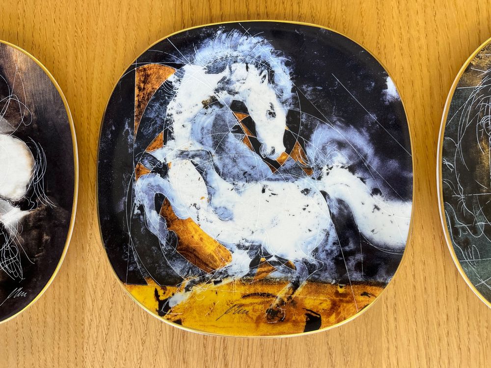 Sammler Teller Hans Erni Rosenthal Pferde Kunst Geschirr (Gebraucht) in Netstal für CHF 49 – mit ...