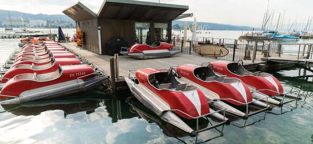 Pedalo gross bei Bootsvermietung Zürich Enge - 1h (Neu und ...