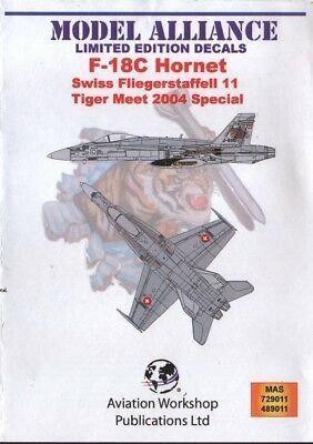 Decals für McDD F/A-18C Hornet J-5011 "Tiger Meet" 2004 1/48 (Neu und originalverpackt) in Bözen ...