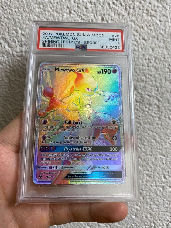 Mewtwo GX Hyper Rare PSA 9 Graded | Kaufen auf Ricardo