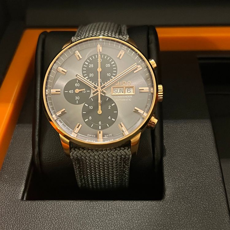BLACK FRIDAY Mido Commander Chronograph 2023 Full Set M016 (Gebraucht) in Carouge GE für CHF 825 ...