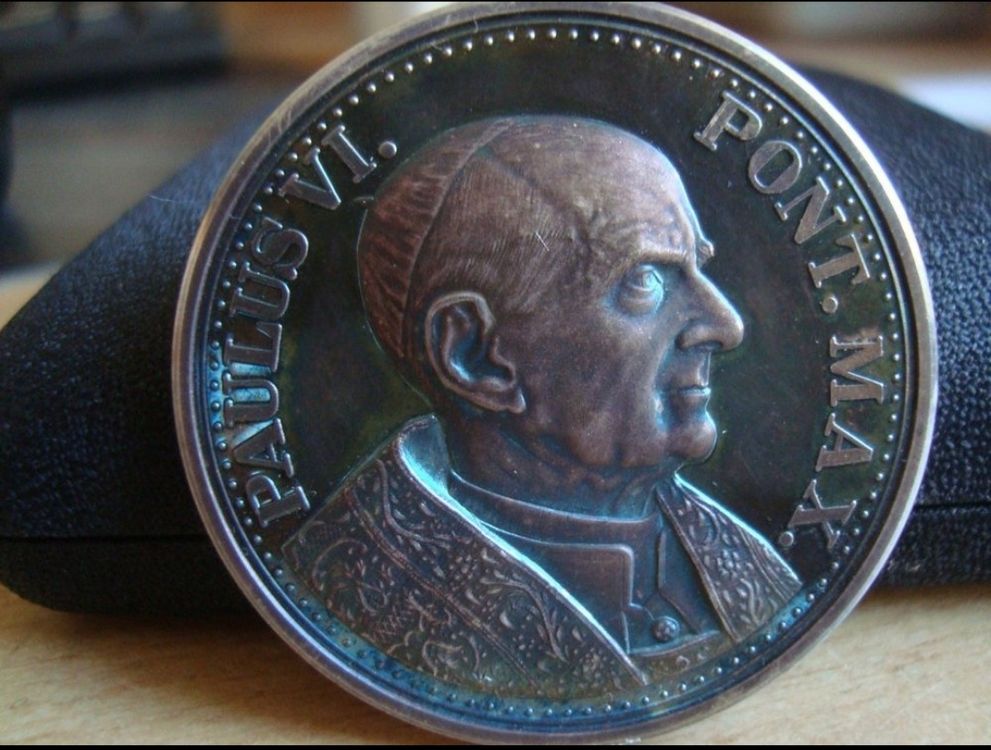 Papst Paul VI. Pont. Max. - Seltene Gedenkmünze zum 80. Gebu (Gebraucht ...