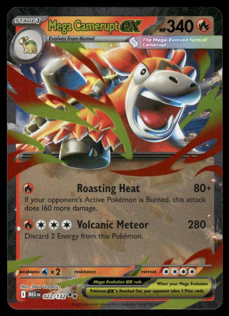 Pokémon (MEG 022 Mega Camerupt Ex) (Neu (gemäss Beschreibung)) in ...