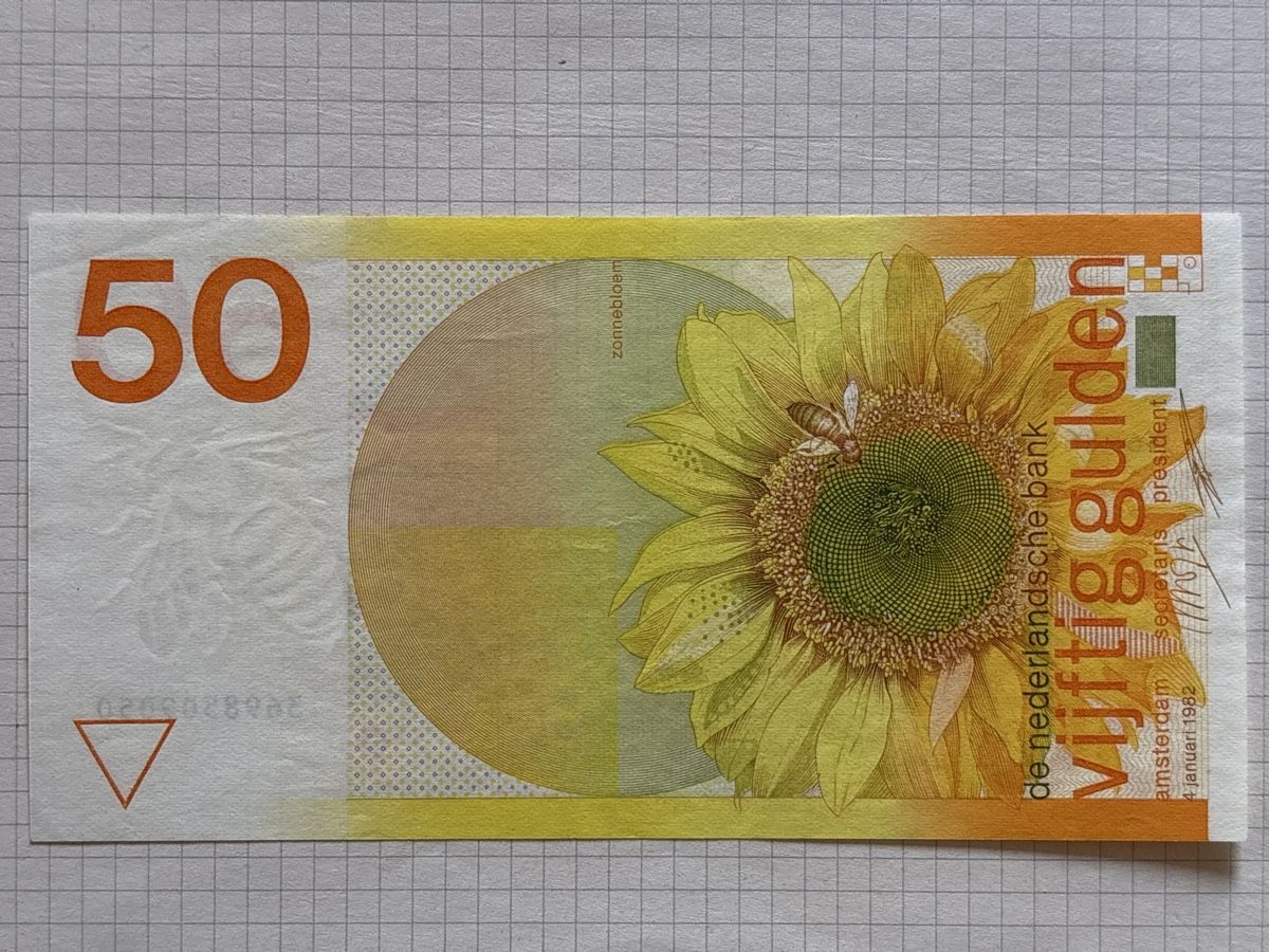 Top Rarität: 50 Gulden Banknote AU, 1982, Niederlande (Neu (gemäss ...