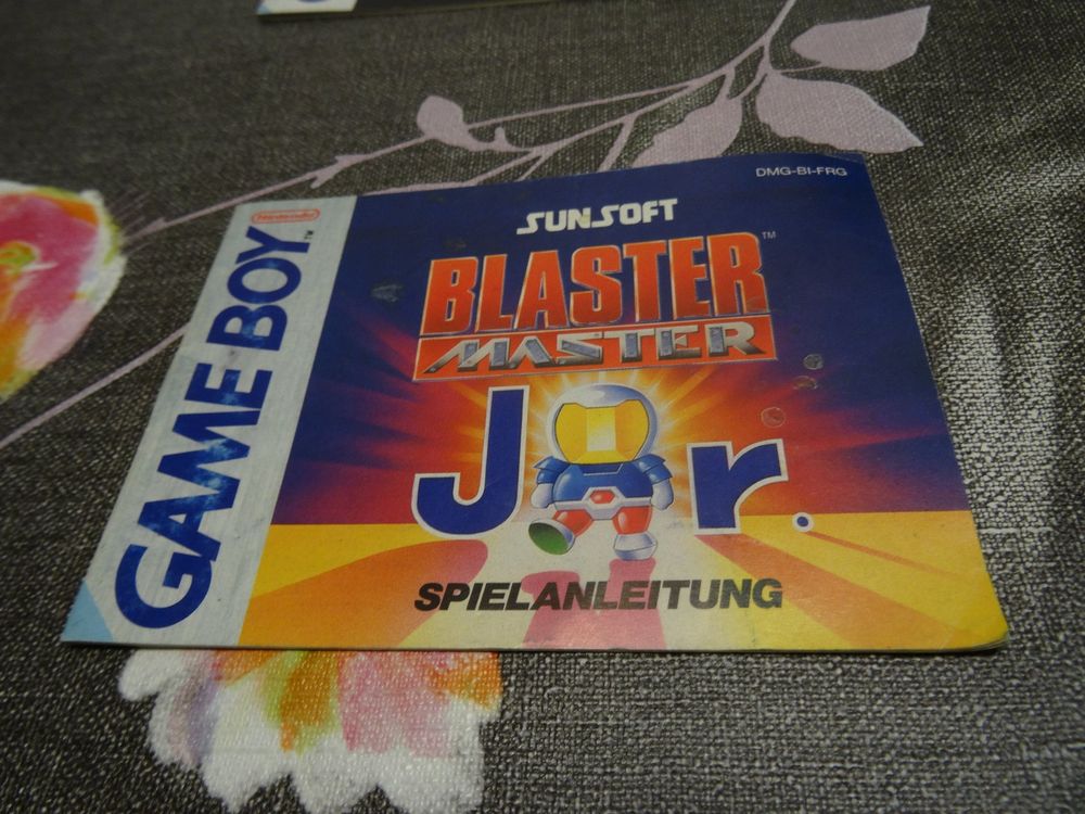 Spielanleitung zu Blaster Master Jr. GAMEBOY (Gebraucht) in Olten für ...