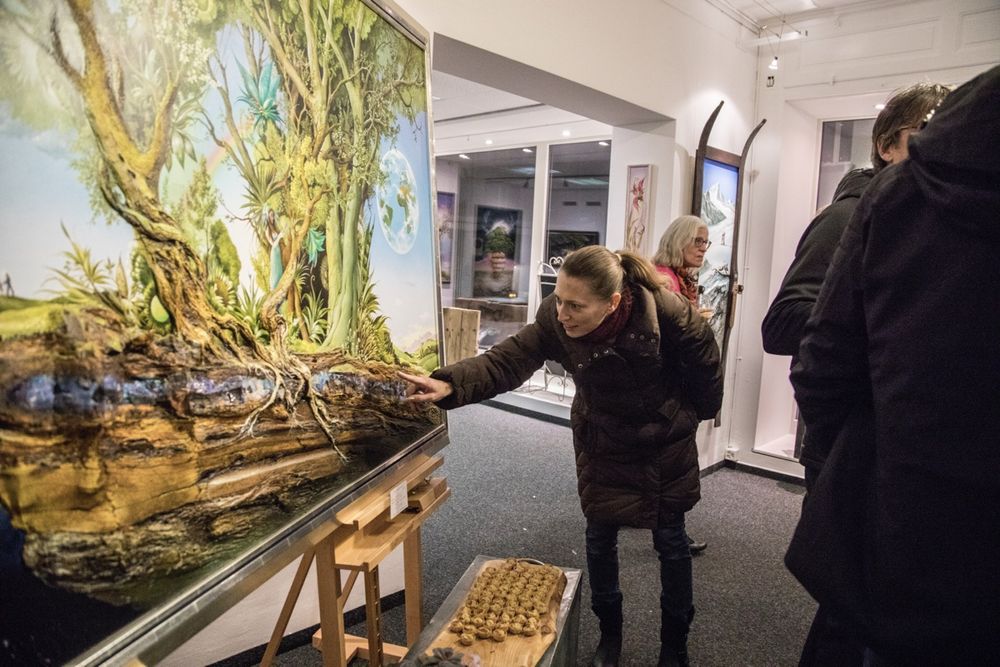 Original Meisterwerk: Regenbogenwald 2016 by Carl W. Röhrig | Kaufen ...