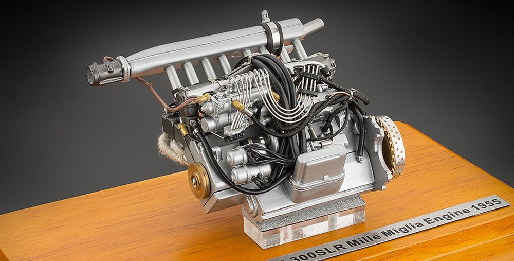 1:18 Mercedes-Benz Motore Engine SL (W198) 300 SL 1955 CMC (Nuovo e ...