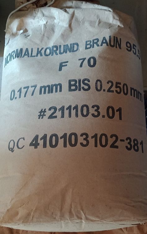 Strahlmittel Korund Korngrösse 0.044 - 0.074 (Neu und originalverpackt ...