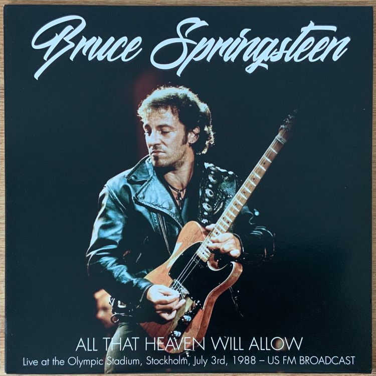Bruce Springsteen, Live 1988 Stockholm, limitierte Doppel-LP | Kaufen ...