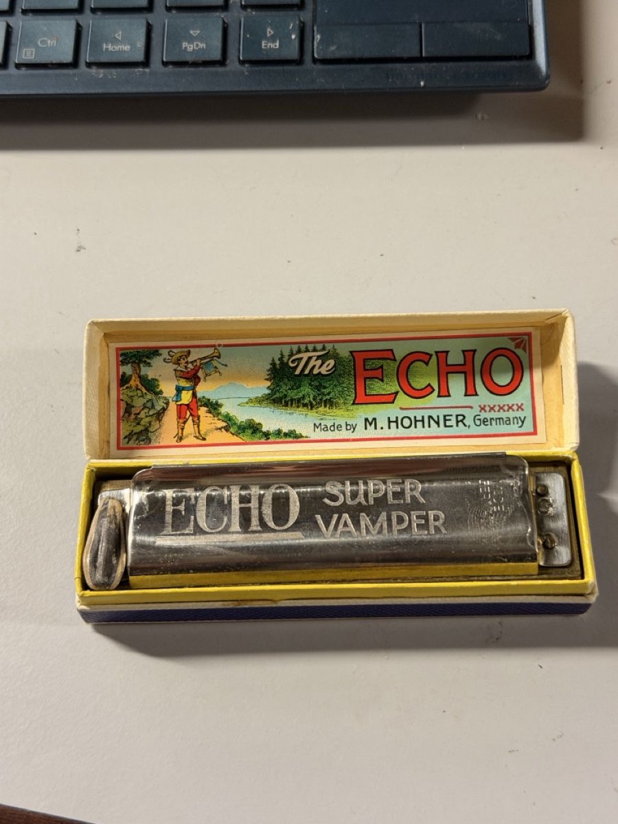 Vintage Hohner Echo Super Vamper Harmonica with Box (Gebraucht) in ...