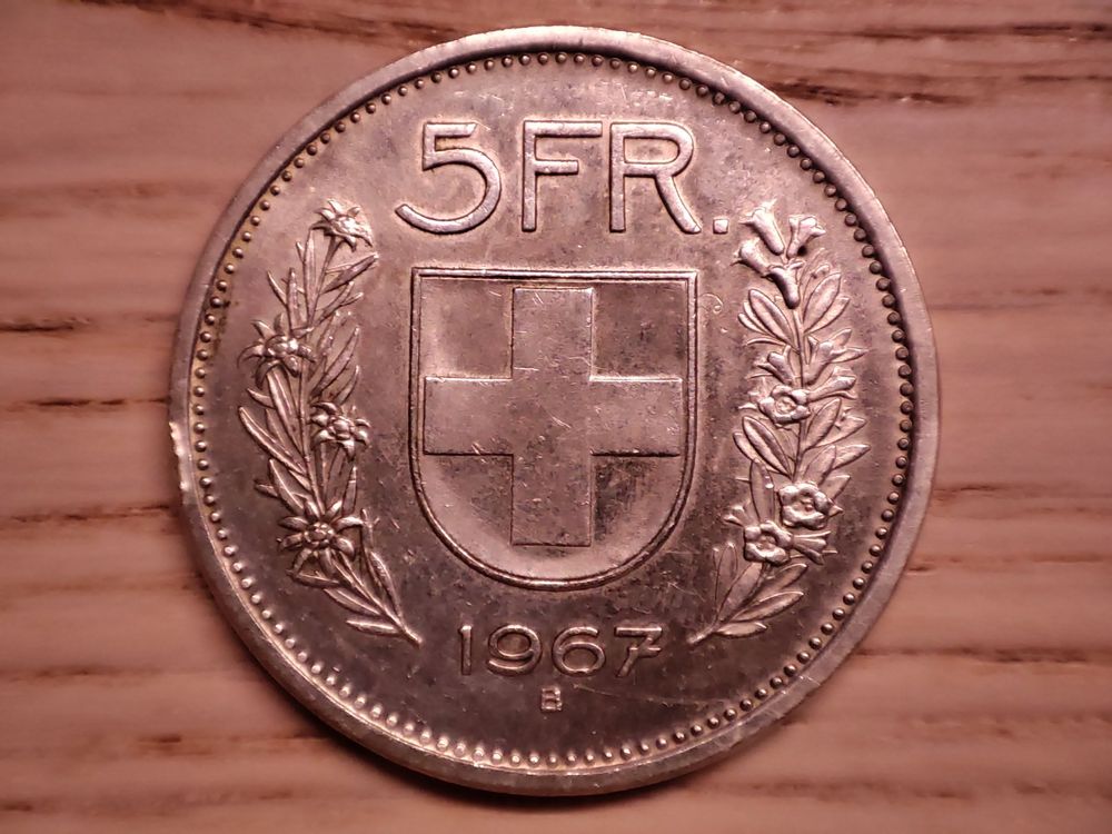 5 Franken 1967 Silber | Kaufen auf Ricardo