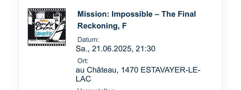 Mission Impossible/ Open Air Chino (Gebraucht) in Thun für CHF 40 – nur Abholung auf Ricardo kaufen