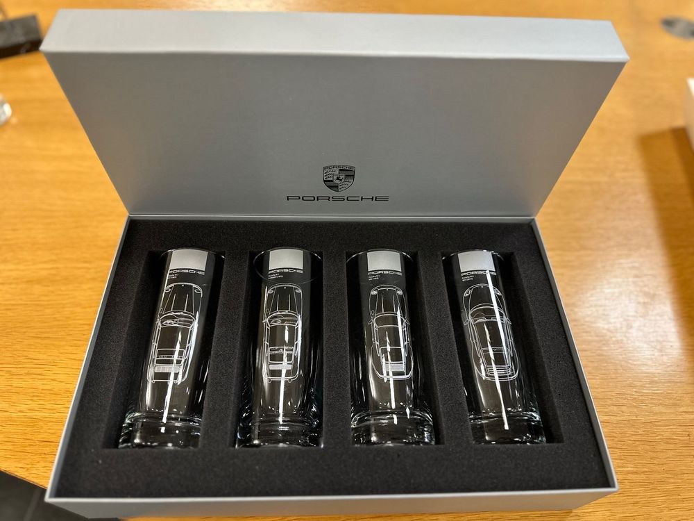 Original Porsche 911 Longdrinkgläser-Set *NEU* (Neu und originalverpackt) in Eglisau für CHF 50 ...