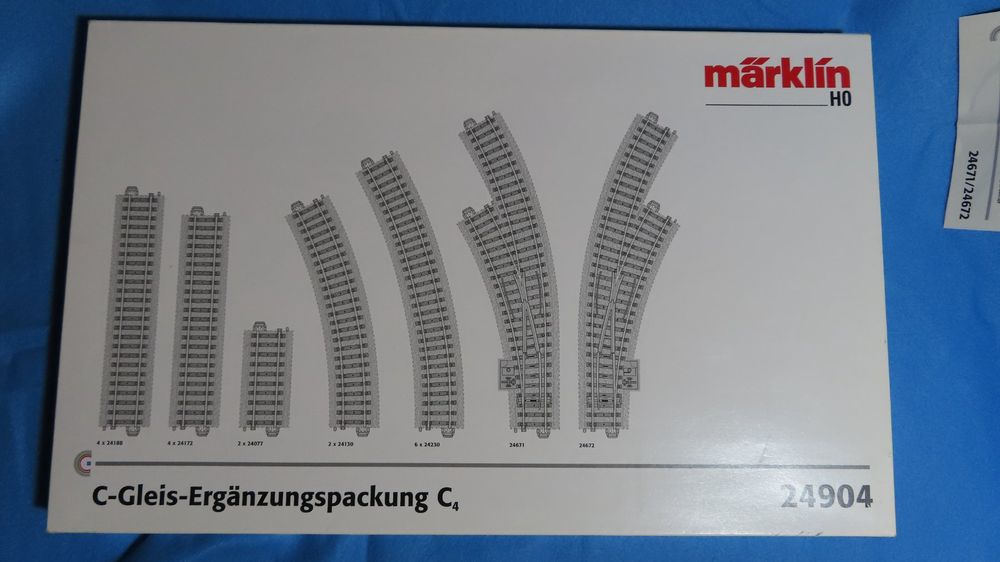 Märklin C Gleis Ergänzungspackung C4 (24904) (Gebraucht) in Rüti ZH für ...