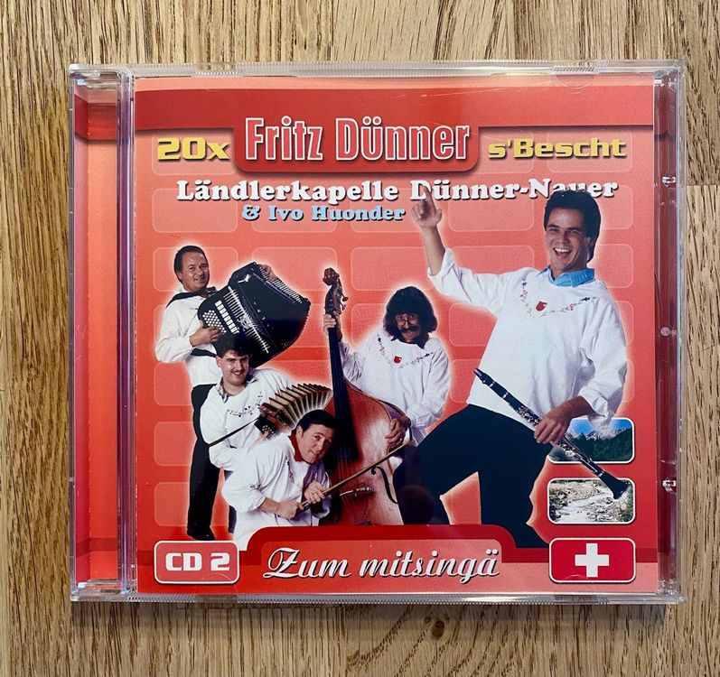 CD Fritz Dünner "Zum mitsingä" (20 Titel) (Gebraucht) in für CHF 5 ...