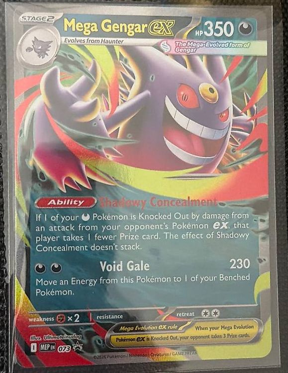 Pokémon | Mega Gengar ex 073 | MEP | Promo Rare (Gebraucht) in ...
