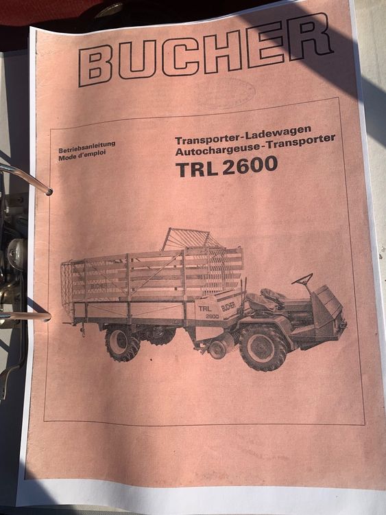Bucher Transporter TR2600 mit Kran (Gebraucht) in Altstätten SG für CHF ...