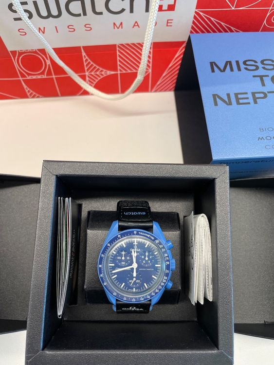 Mission to Neptune Swatch x Omega (Neu und originalverpackt) in Zürich für CHF 389 – mit ...