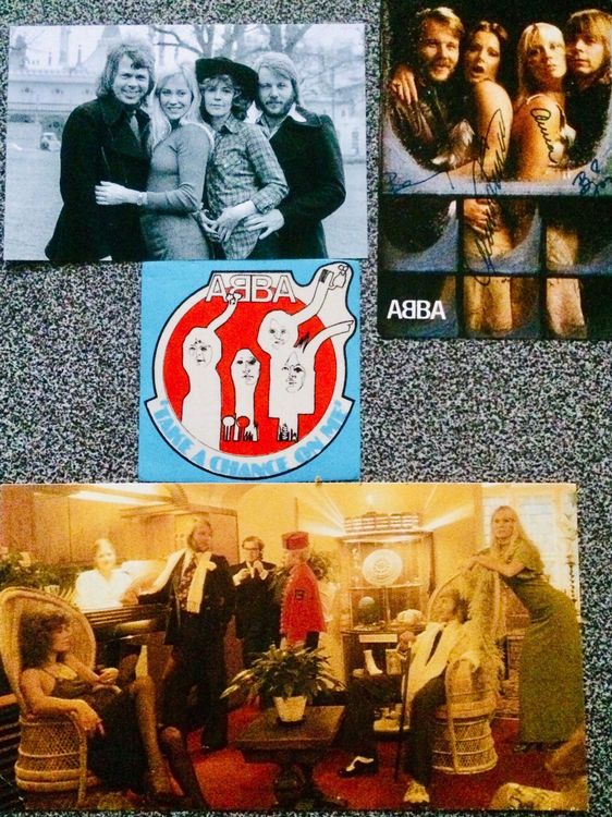 ABBA Autogrammkarte, Sticker | Kaufen auf Ricardo