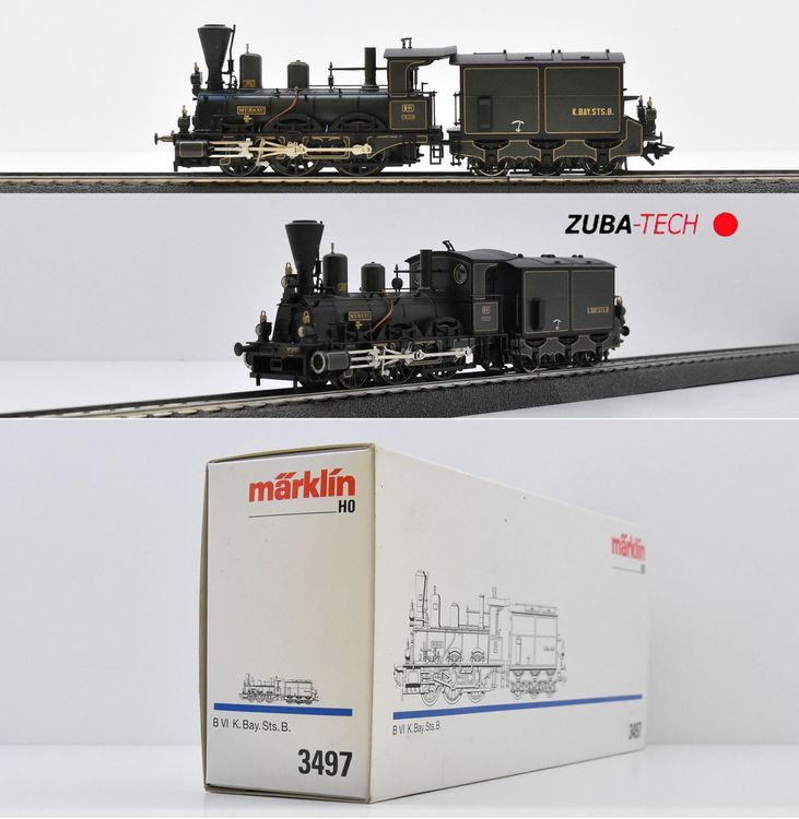Märklin 3497 Dampflok B VI K.Bay.Sts.B. H0 WS Analog mit OVP (Gebraucht ...