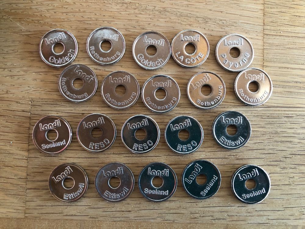 20 Wasch Jetons Landi (Gebraucht) in Vilters für CHF 9 – mit Lieferung auf Ricardo kaufen