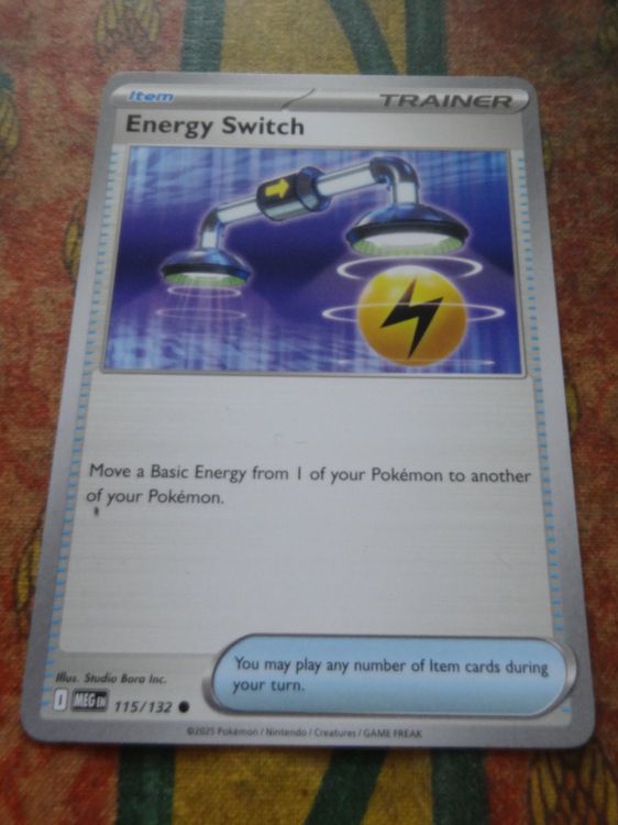 POKEMON Energy Switch I MEG EN 115/132 TRAINER 2025 (D'occasion) à ...