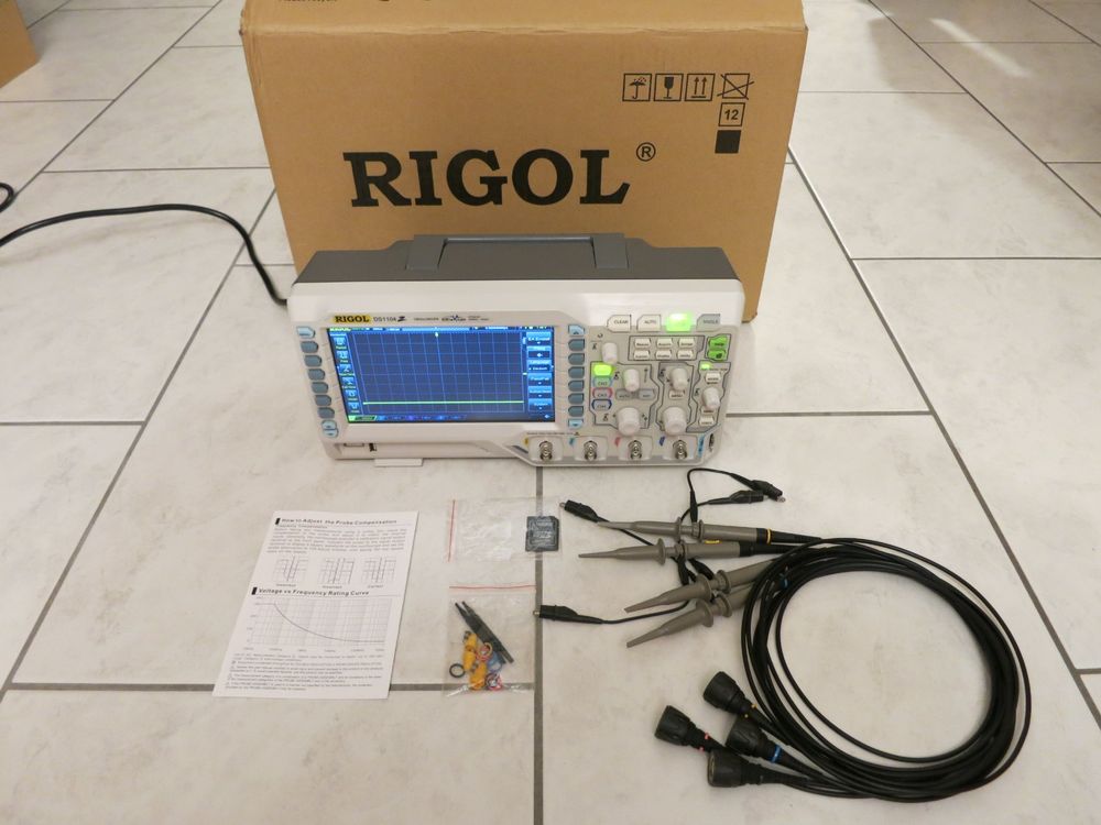 Oszilloskop Rigol DS1104Z -- 4 Kanäle -- 100 MHz -- 1 GSa/s (Gebraucht) in Glis für CHF 270 ...