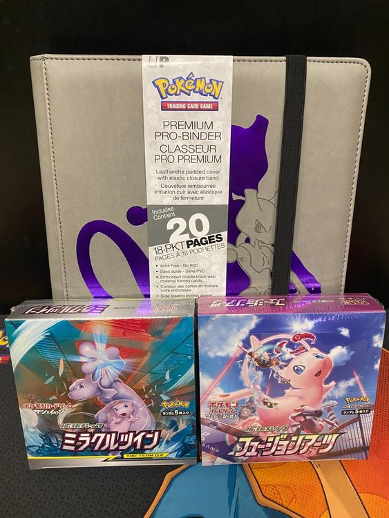 Pokemon Mewtwo & Mew Set mit Binder (Neu und originalverpackt) in ...