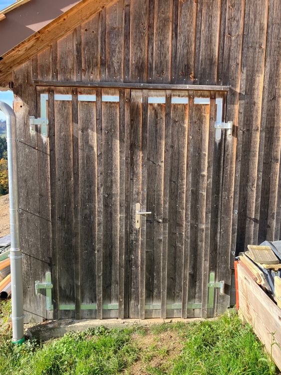 Scheunentor Schopftüre Holztür zwei Flügeltor Stalltüre | Kaufen auf ...