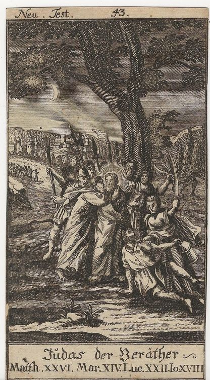 Orig. Kupferstich um 1780, Judas der Verräter, Bibel (Gebraucht) in Frauenfeld für CHF 14 – mit ...