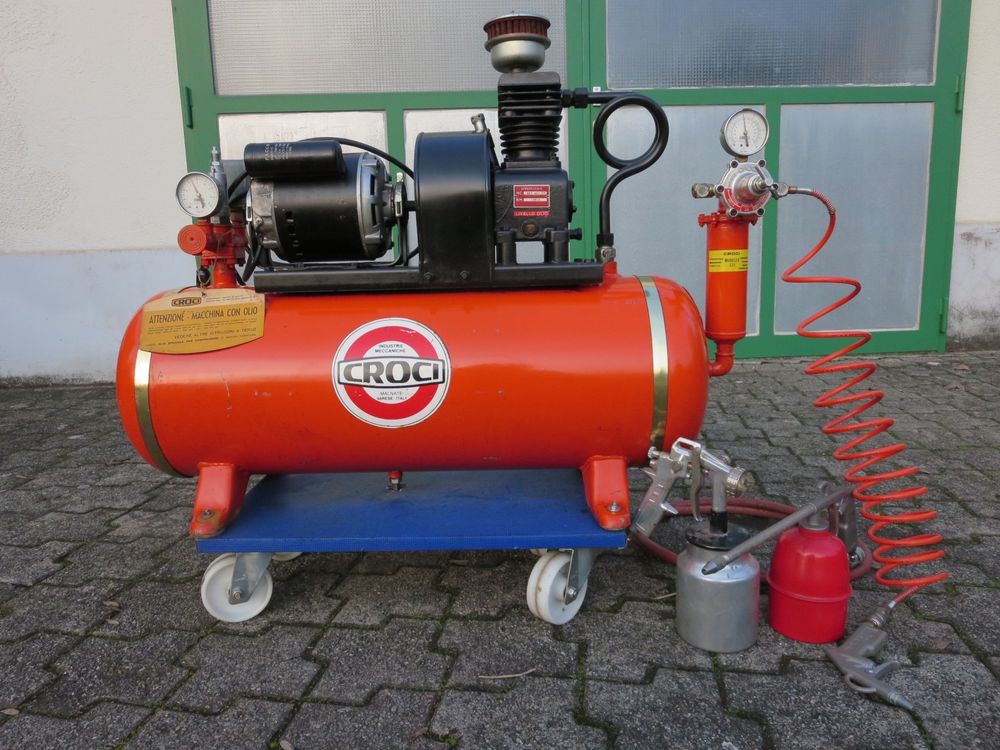 Kompressor CROCI Industrie 50 Liter mit 240 Volt Motor (Defekt) in ...