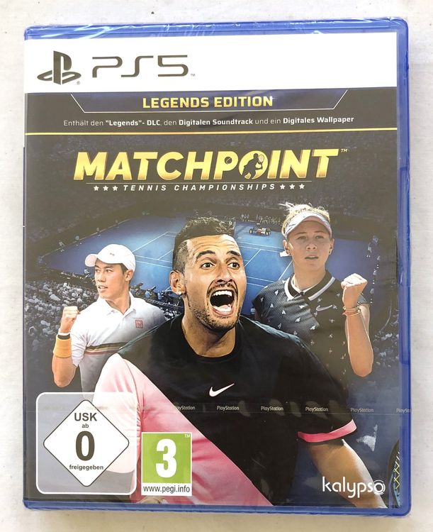 PS5 - MATCHPOINT - Tennis Championships [Legends Edition] (Neu und ...