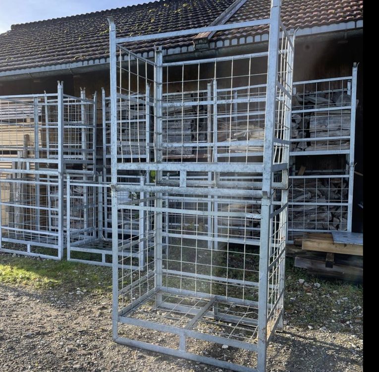 Wunderschone Gitterboxen Fur Brennholz Gebraucht Bilder