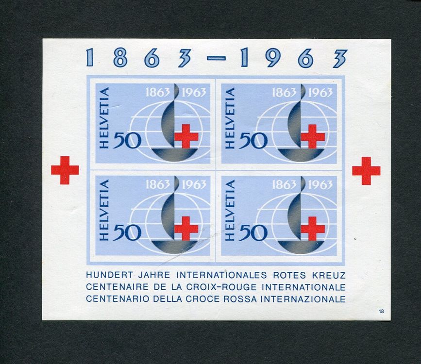 1963 Bloc 100 Ans Croix Rouge Neuf , Etat voir photos (Neuf (Voir description)) à Stilli pour ...