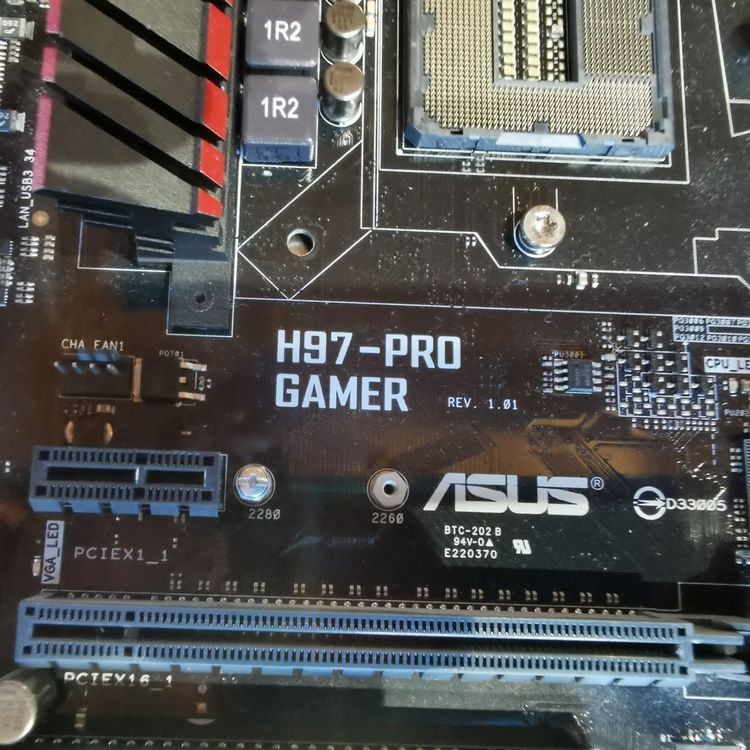 ASUS Mainboard H97 Pro Gamer LGA 1150 (Gebraucht) in Dürrenroth für CHF ...