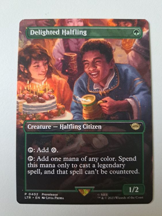 Lord of the Rings: Delighted Halfling, Borderless | Kaufen auf Ricardo