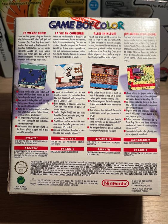Gameboy Color Lila transparent OVP Nintendo | Kaufen auf Ricardo