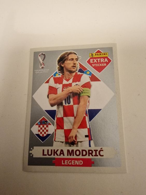 Panini Extra Sticker WM 22 Luka Modrić (Neu und originalverpackt) in ...