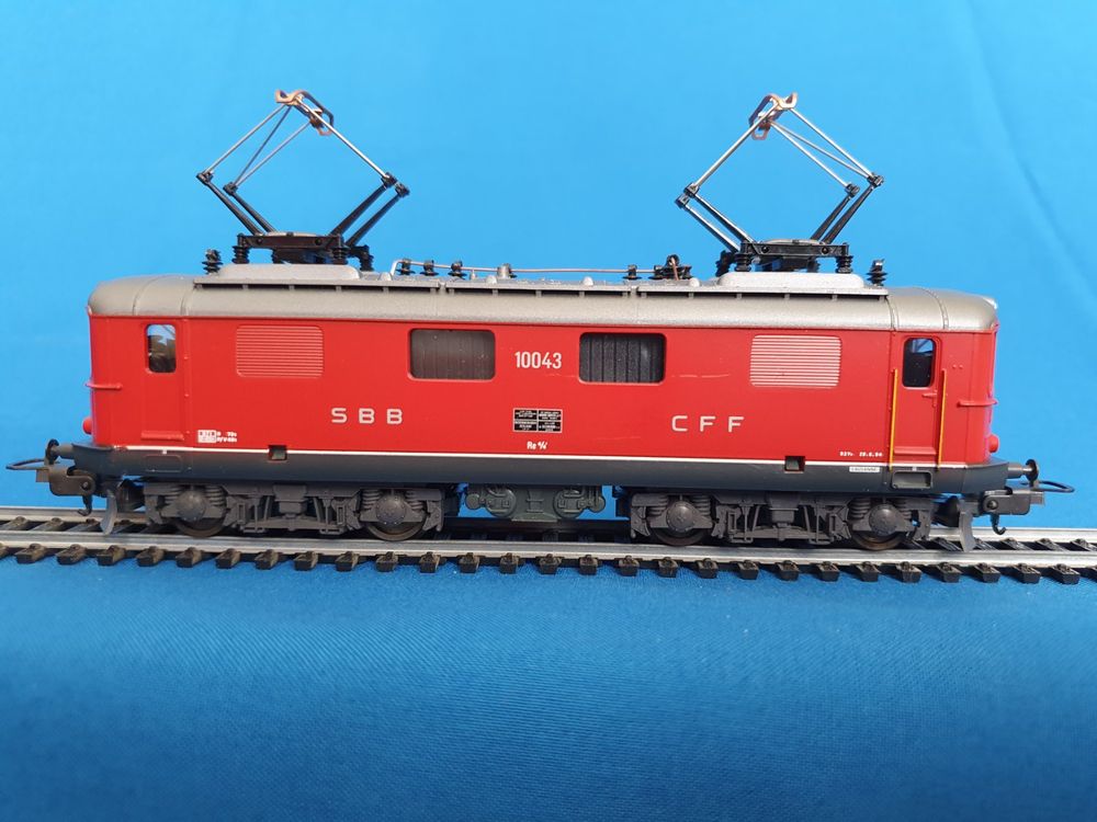 SBB-Lokomotive Re4/4 I, rot, H0-Modell Nr.10043, analog DC (Gebraucht) in Frasnacht für CHF 31 ...