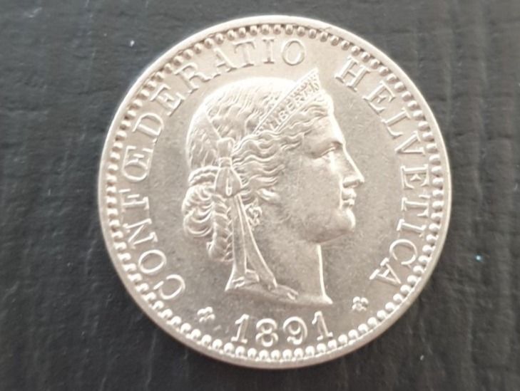 20 Rappen 1891 Top Erhaltung!! | Kaufen auf Ricardo