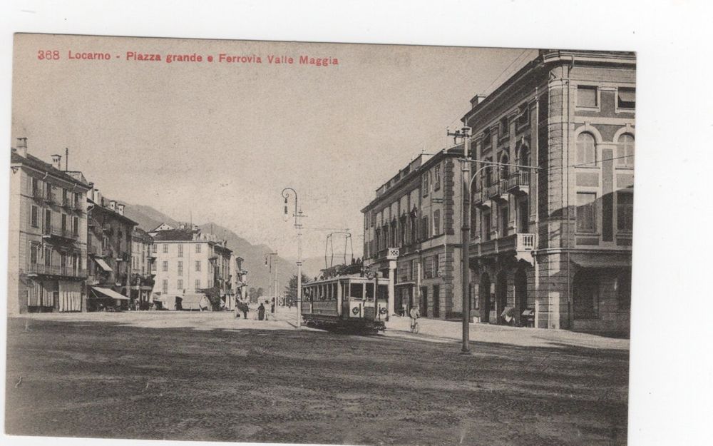 Locarno Piazza Grande Tram Bahn 1910 (Gebraucht) in Rapperswil SG für ...