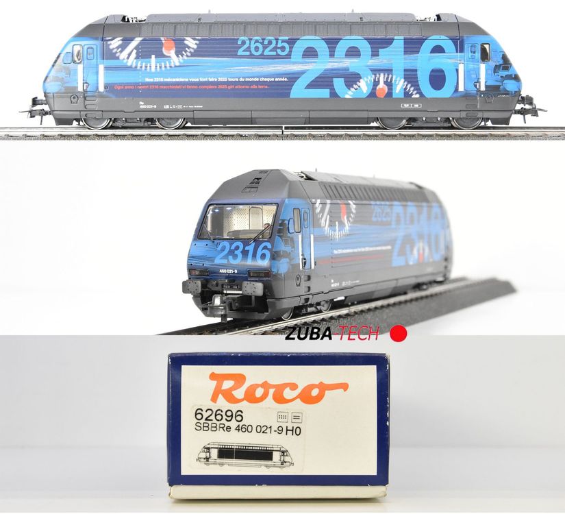 Roco 62696 E-Lok Re 460 SBB H0 GS Analog mit OVP (Gebraucht) in St ...