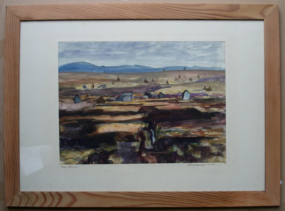Jakob R. Schellenberg 'Das Moor' Aquarell 1939 signiert (Gebraucht) in Cavigliano für CHF 35 ...