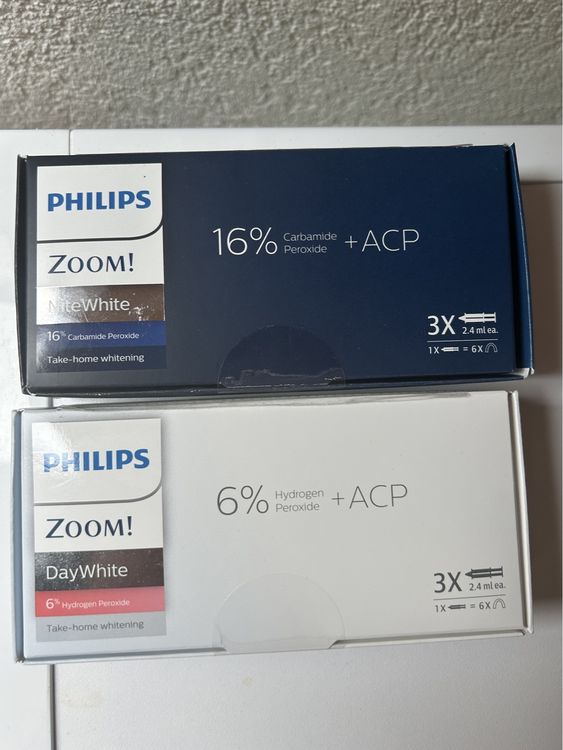 2 Pack Philips ZOOM NiteWhite Bleaching Gel 16% + 6% | Kaufen auf Ricardo
