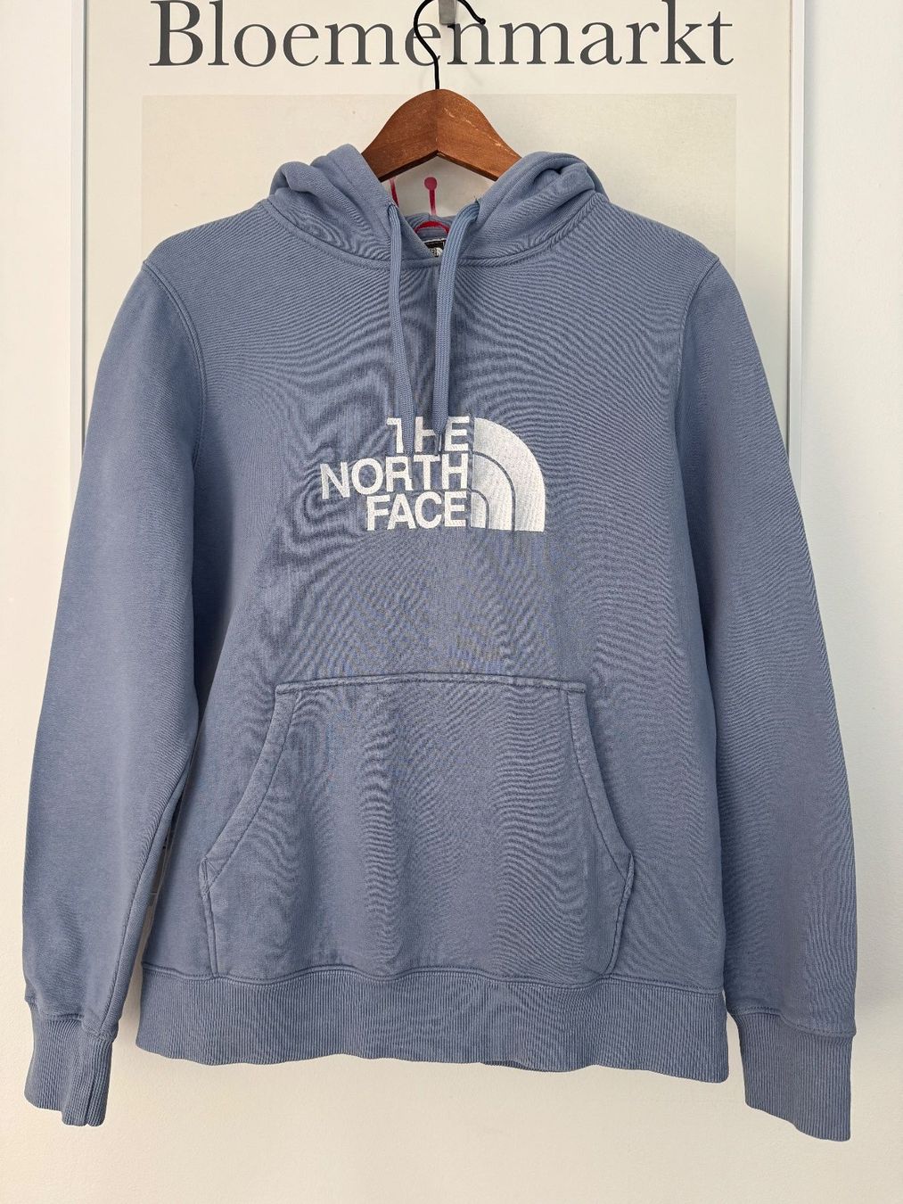 Sweat à capuche comme neuf THE NORTH FACE bleu clair M (Neuf (Voir ...